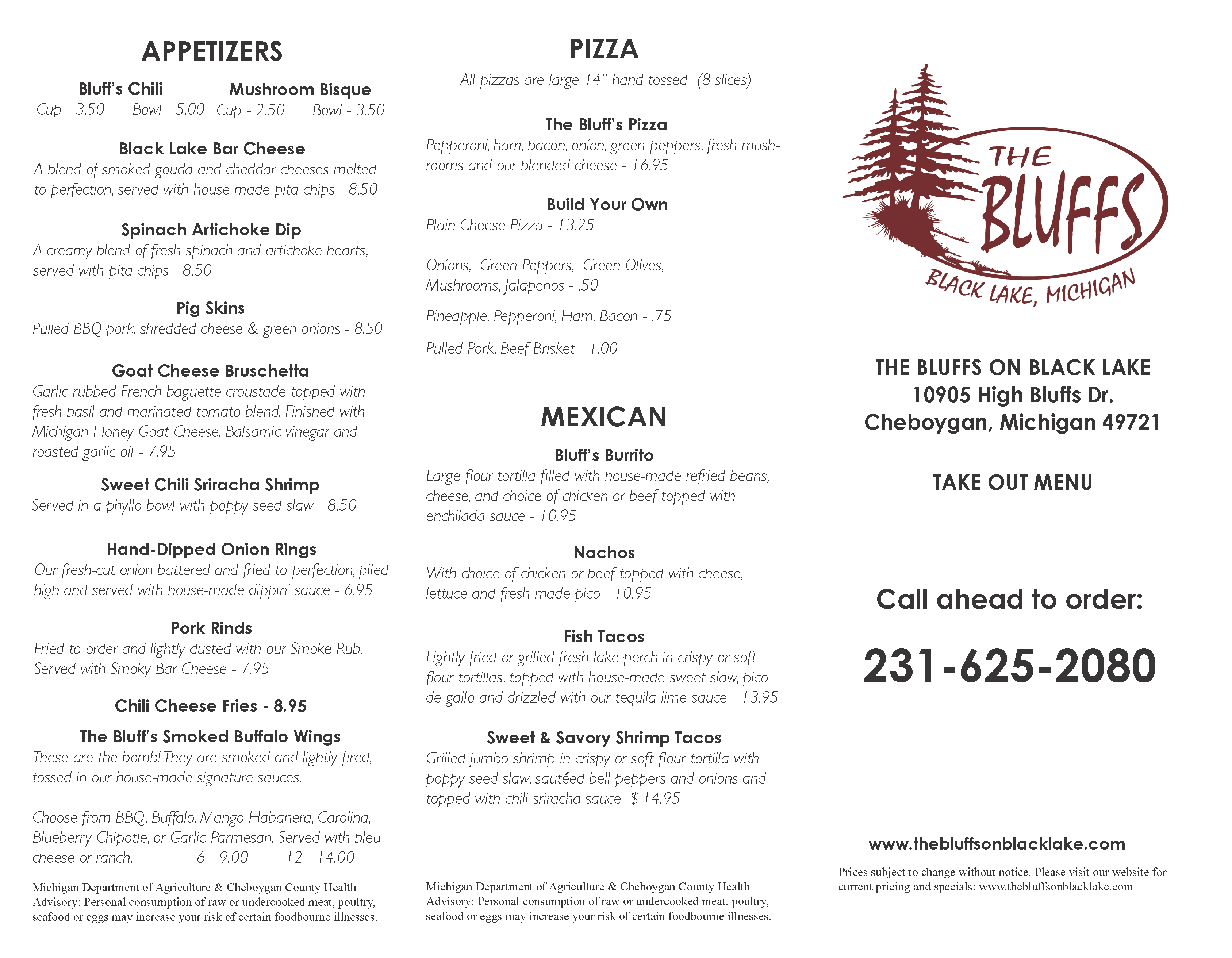 The Bluffs on Black Lake | Restaurant & Campground